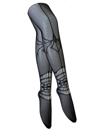 Skull fishnet stockings - Bonsai Kitten