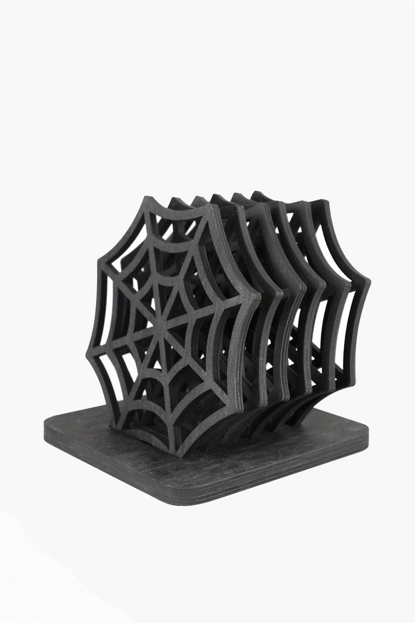 Spider Web Coaster Set – Bonsai Kitten