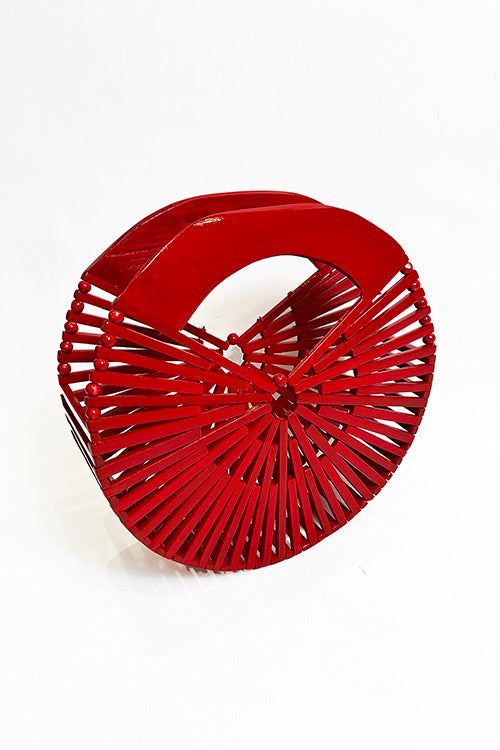 Red Birdcage Vintage Clutch Bag – Bonsai Kitten